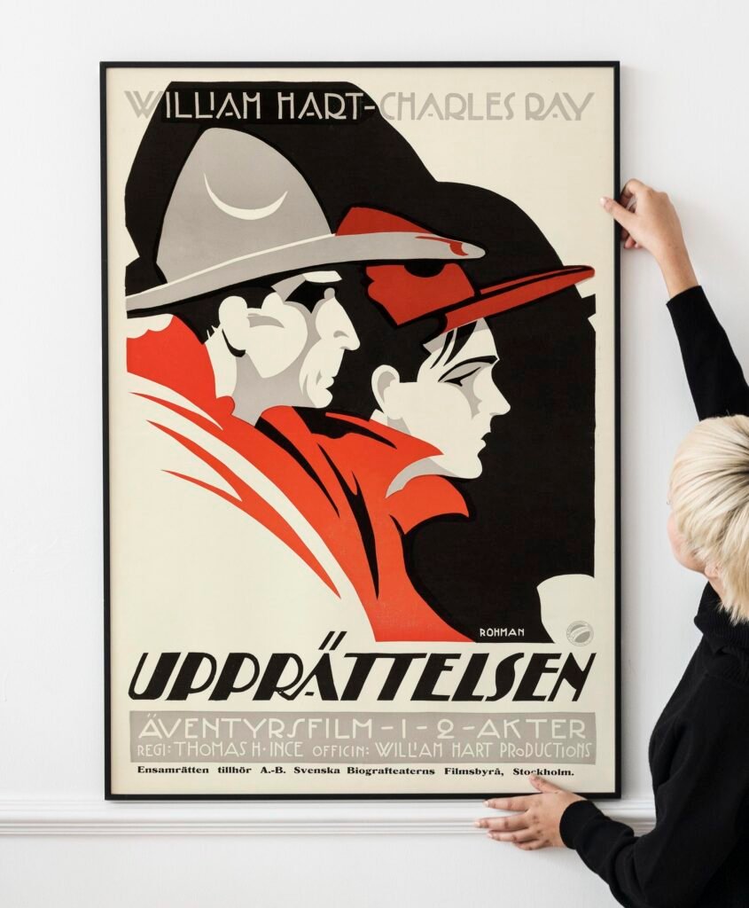 The Conversion of Frosty Blake 1920 Poster – Vintage Art Deco Print ...