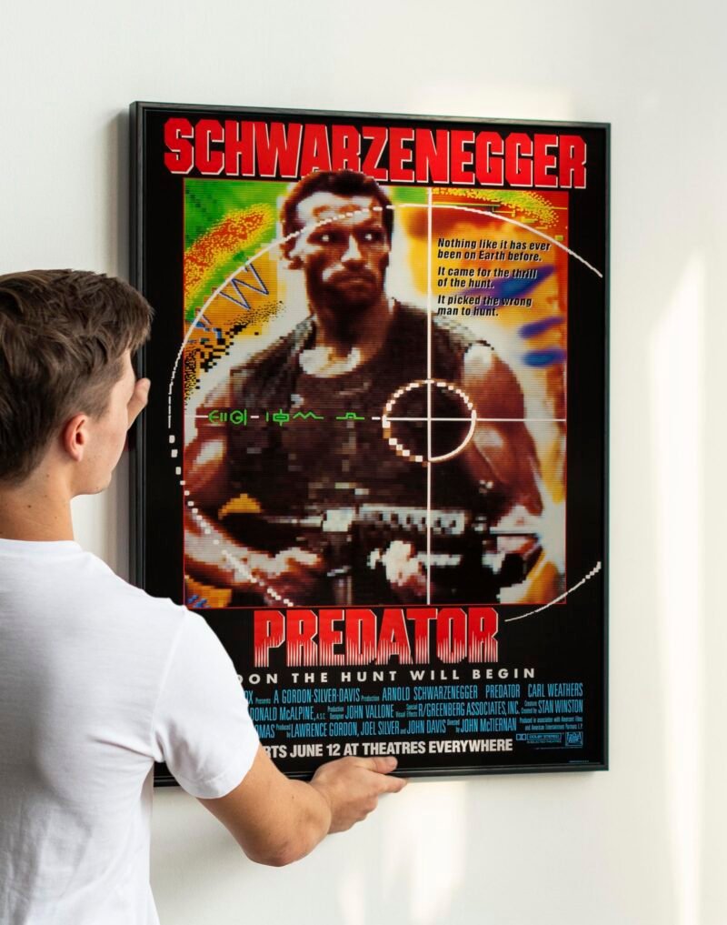 Predator 1987 Movie Poster – Arnold Schwarzenegger Action Sci-Fi ...